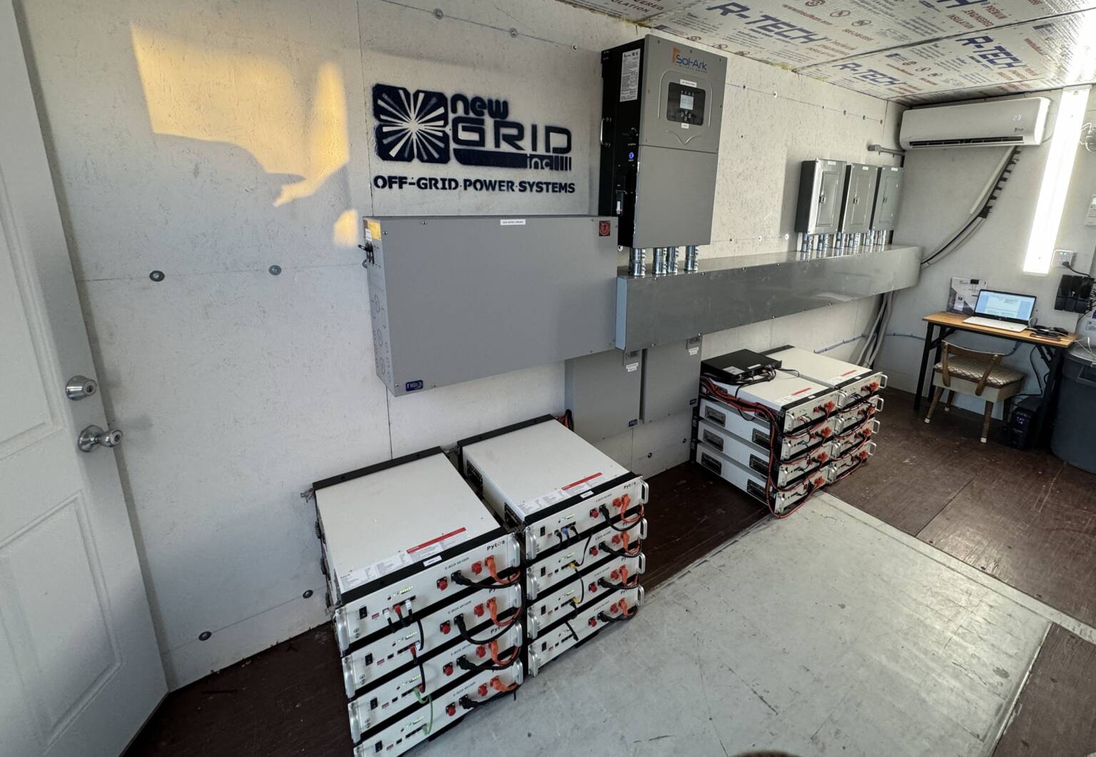 Containerized System with a View: Yuma, AZ - Off-Grid Solutions - NewGrid